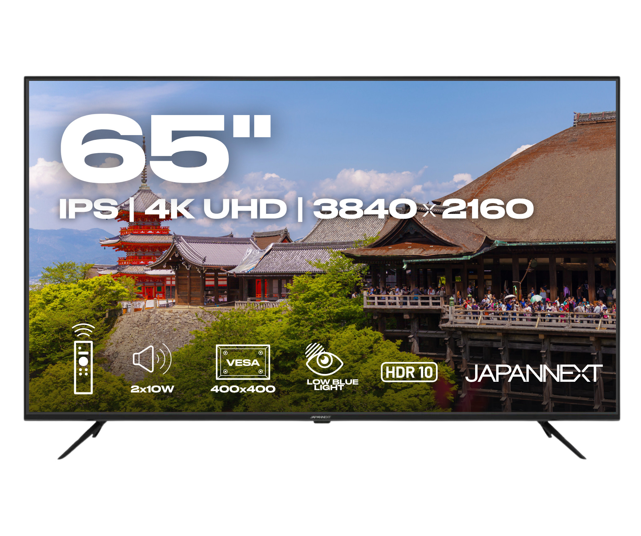 Digital signage monitor | 65" | IPS | 4K UHD – JAPANNEXT